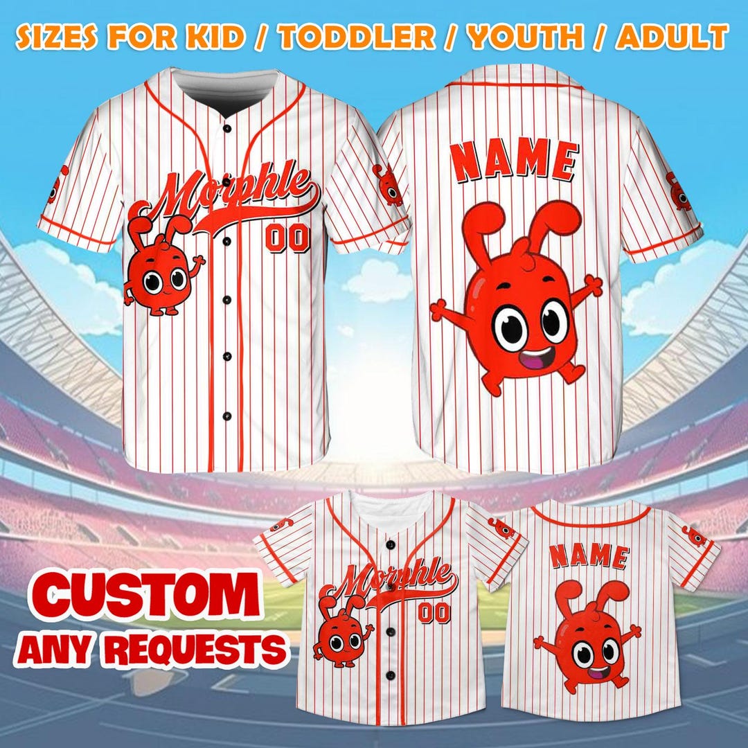 Morphle Jersey Shirt, Disney Morphle and the Magic Pets Baseball Jersey ...