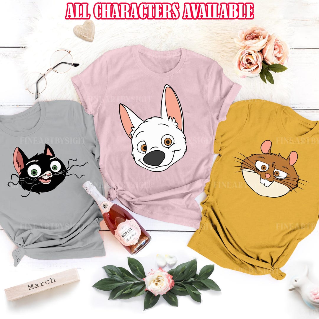 Disney Bolt Shirt, Bolt Penny Mittens Shirt, Disney Bolt Family Shirt ...