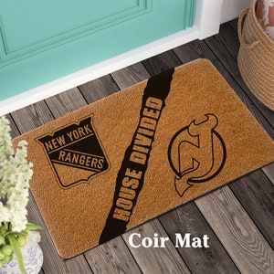 Custom House Divided Doormat, Home Sweet Home Doormat, College Football ...