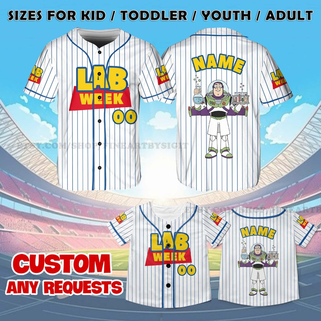 Toy Story Buzz Lightyear Jersey Shirt, Lab Week 2026 Shirt, Toy Story ...