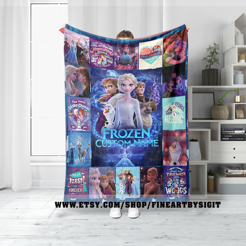 Frozen Blanket - Etsy