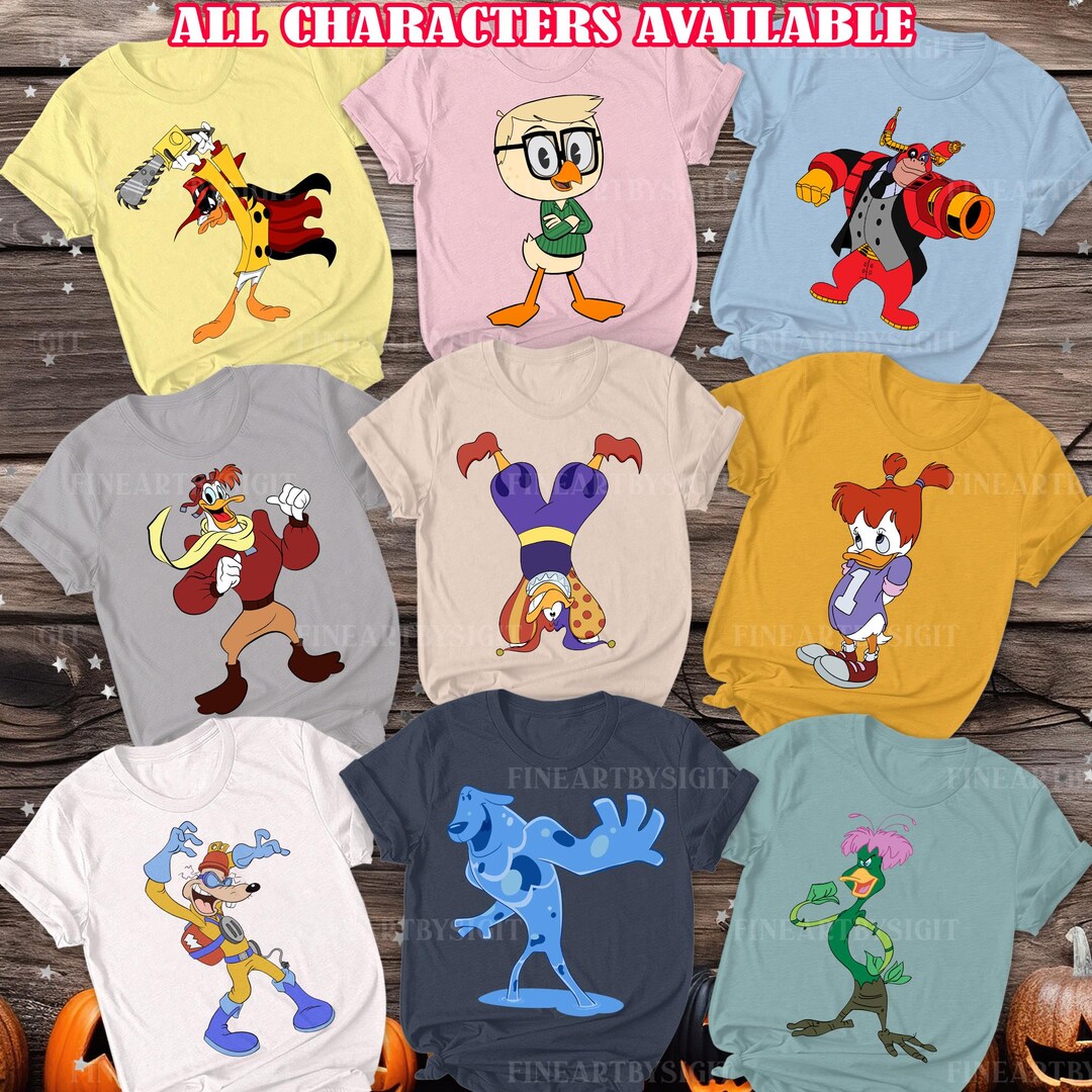 Darkwing Duck Characters Costume Shirt, Disney Taurus Bulba T-shirt ...