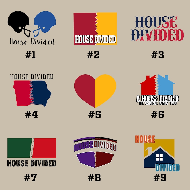 Custom House Divided Sport Team Shirt, College Football Shirt, College ...