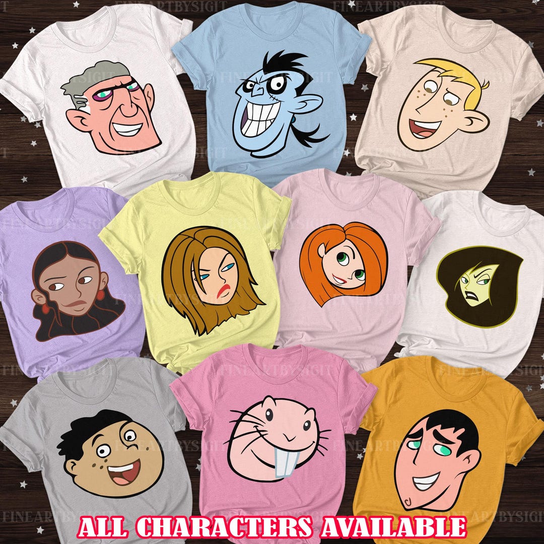 Disney Channel Kim Possible Family Shirt, Kim Possible Monique Shago ...