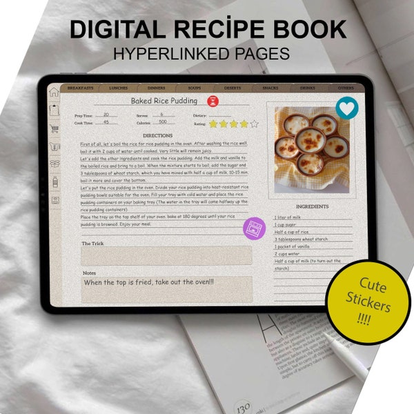 Recipe Book - Etsy