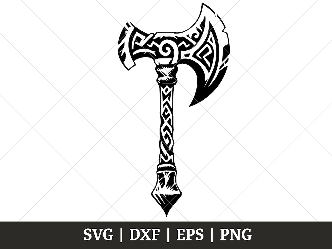Viking Axe SVG File Norse Weapon Svg, Png Clipart - Etsy