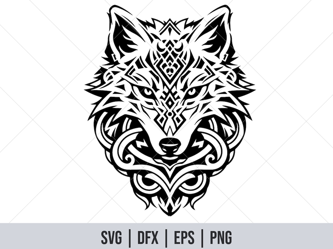 Fenrir SVG Norse Mythology Wolf Svg Nordic Viking Svg File - Etsy