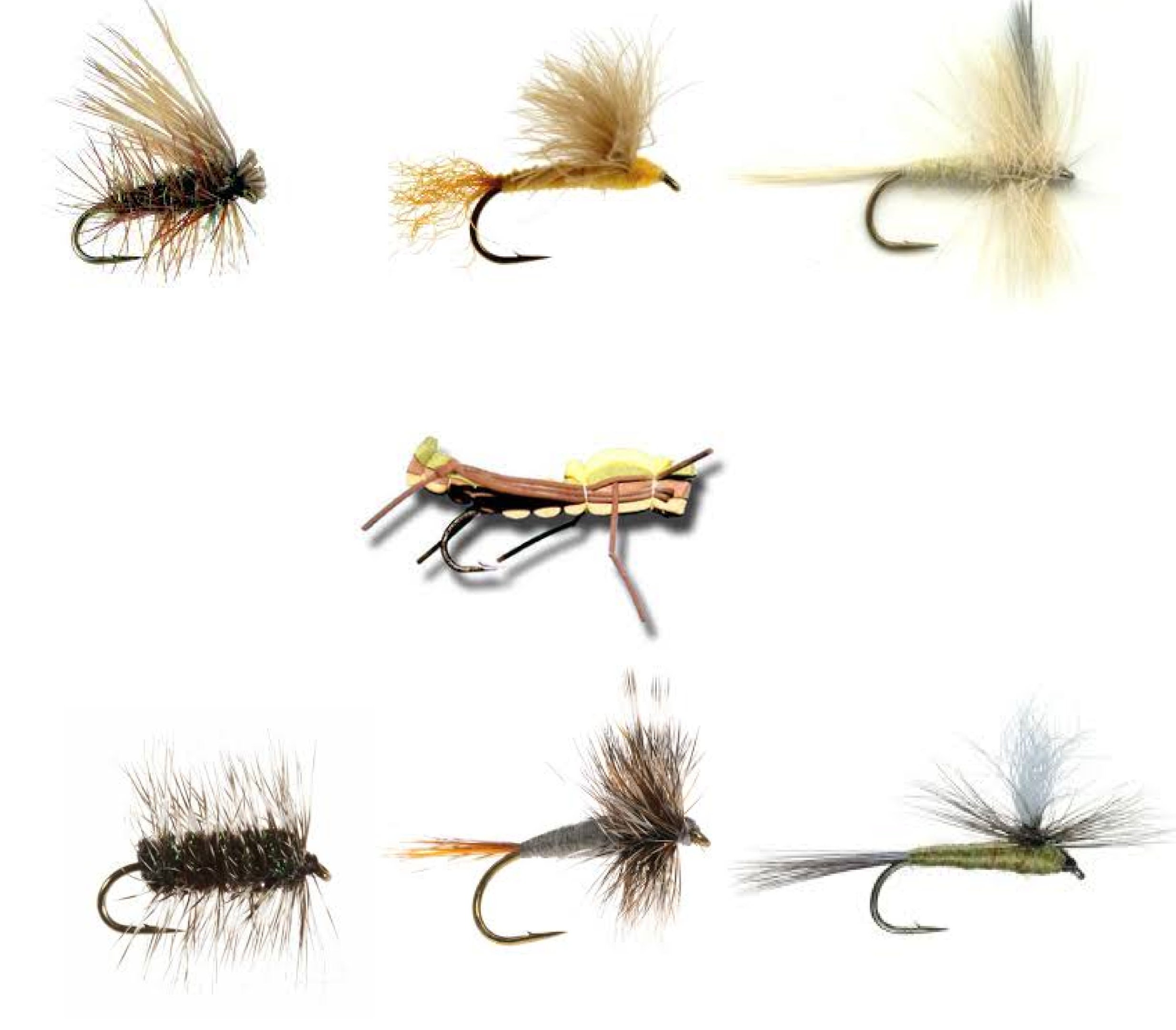 Dry Fly Assortment | 14 Pcs + Fly Box - Etsy