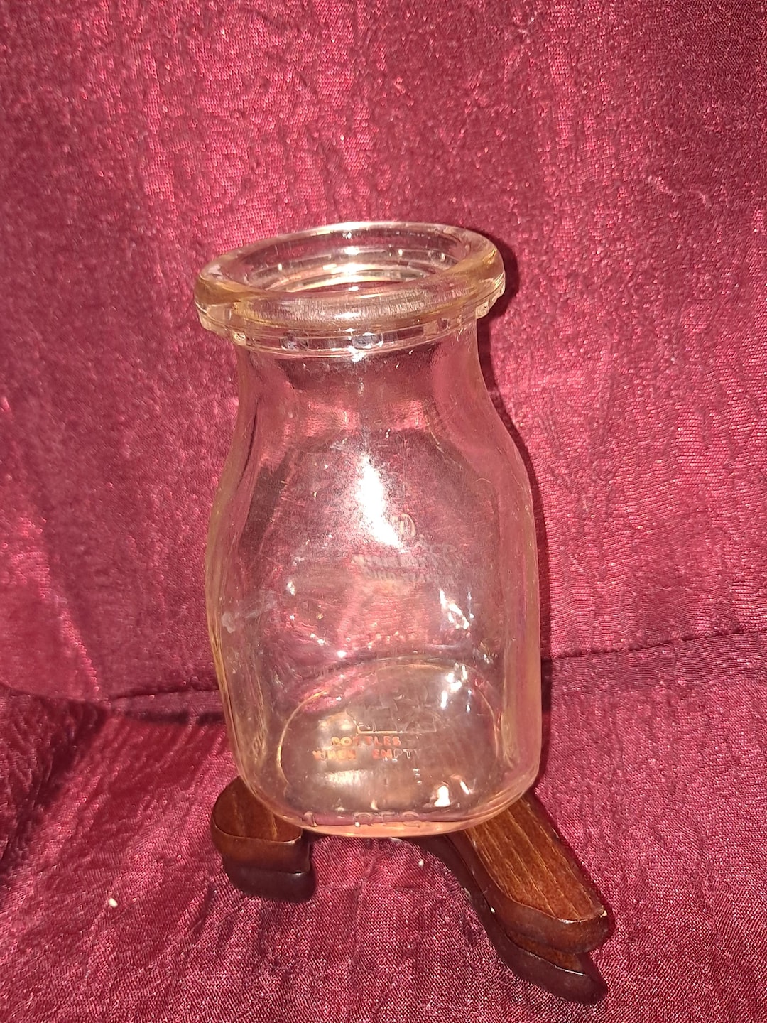 Vintage Degraff Creamery 5 Inch Tall Cream Bottle , Degraff Ohio. No ...