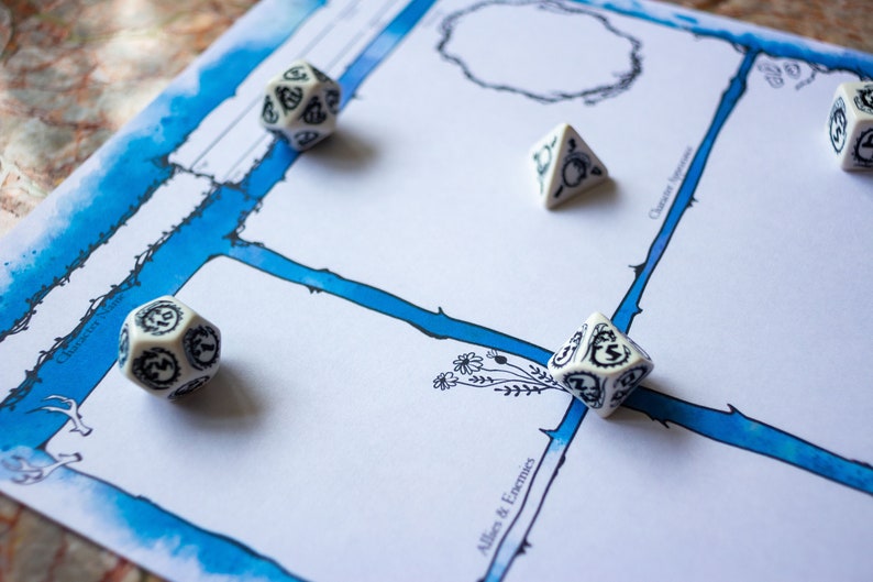 5e Character Sheet Pdf Dnd Circle of Stars Druid Themed Ttrpg - Etsy