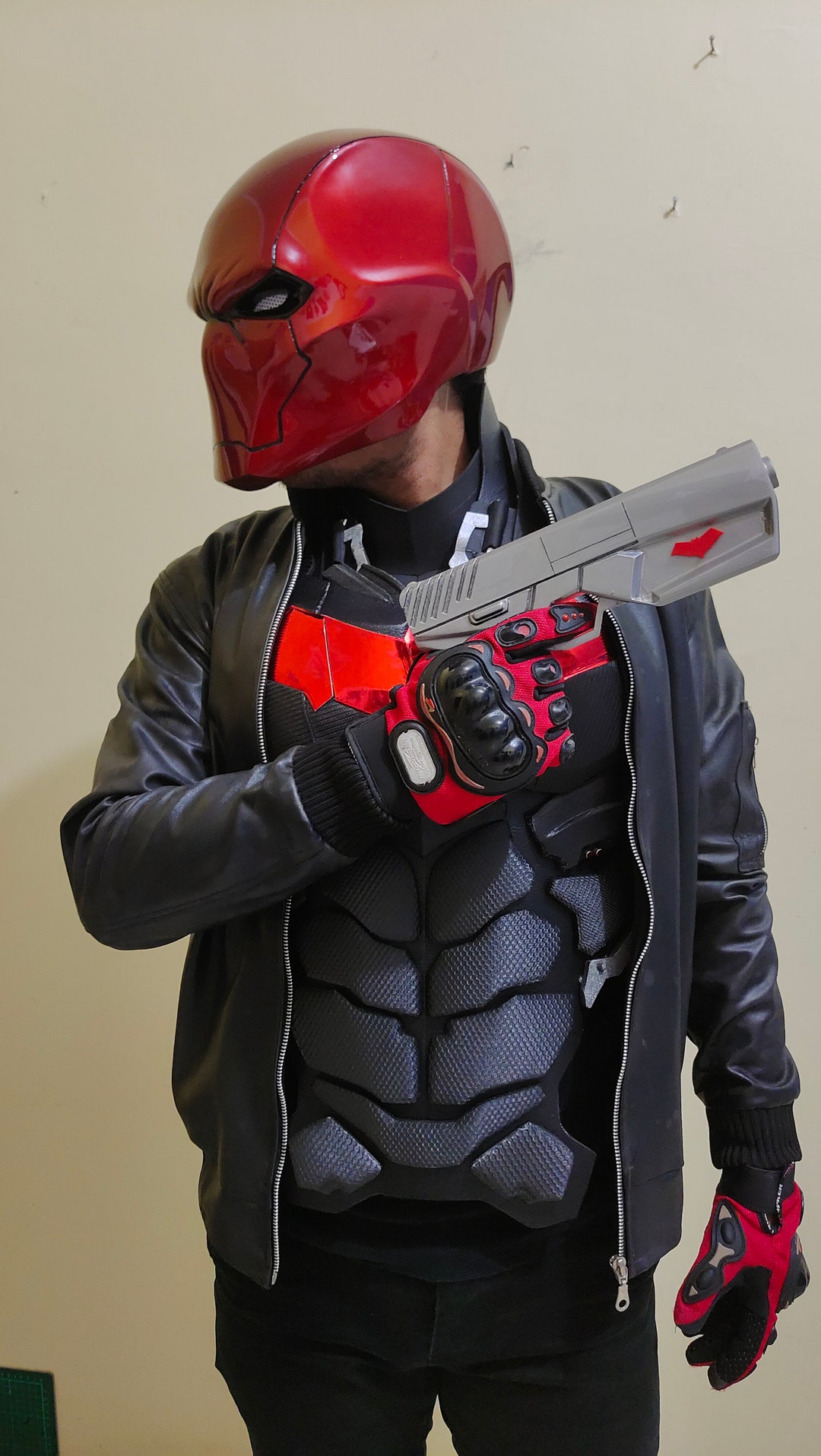Red Hood Cosplay / Red Hood Costume / Red Hood Armor WITHOUT MASK ...