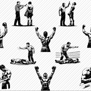 Boxing SVG Bundle, Boxing Png, Boxing Clip Art, Boxing Cut Files ...