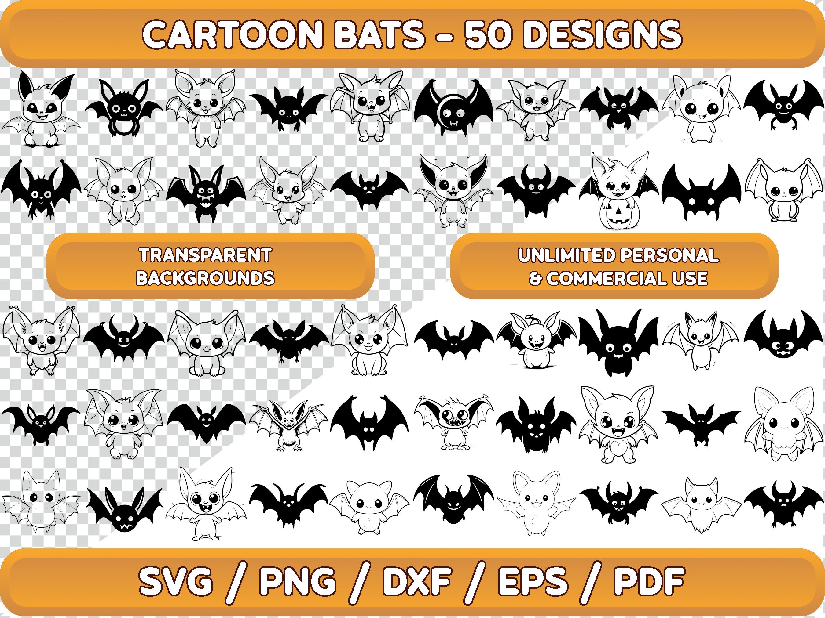 Bat Svg Bundle, Cartoon Bat Bundle, Halloween Svg, Bat Svg, Bat Png ...