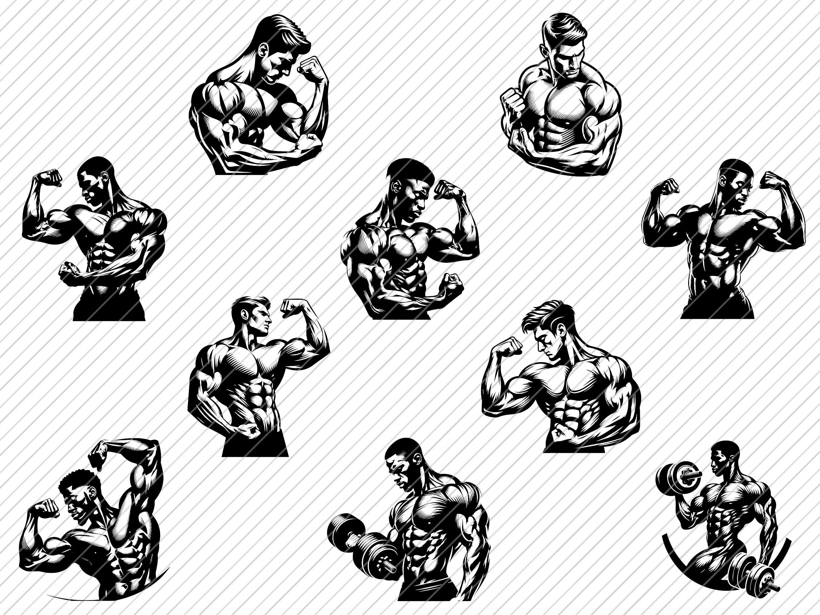 Weight Lifting SVG Bundle, Keep Fit Svg, Work Out Svg, Fitness Svg ...
