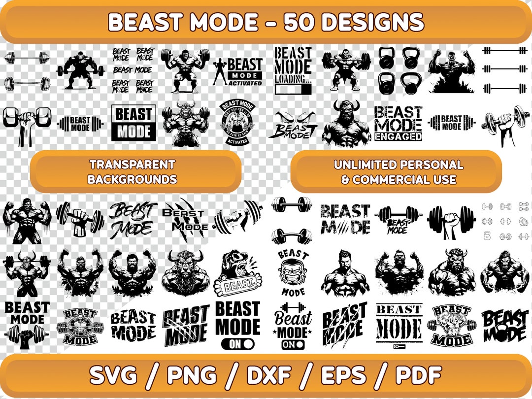 Beast Mode SVG Bundle, Keep Fit Svg, Fitness Svg, Work Out Svg ...