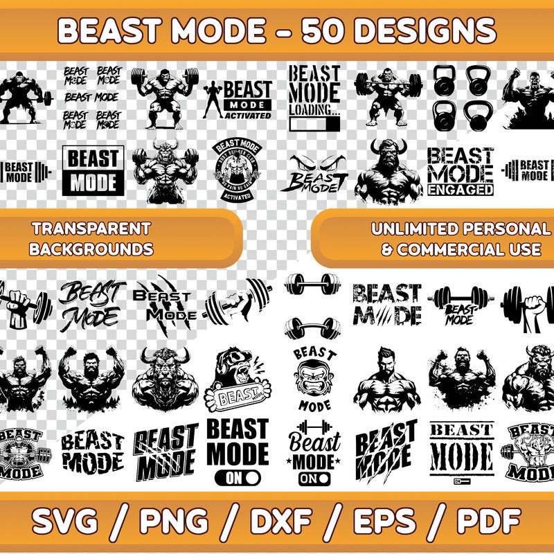 Beast Mode Svg - Etsy