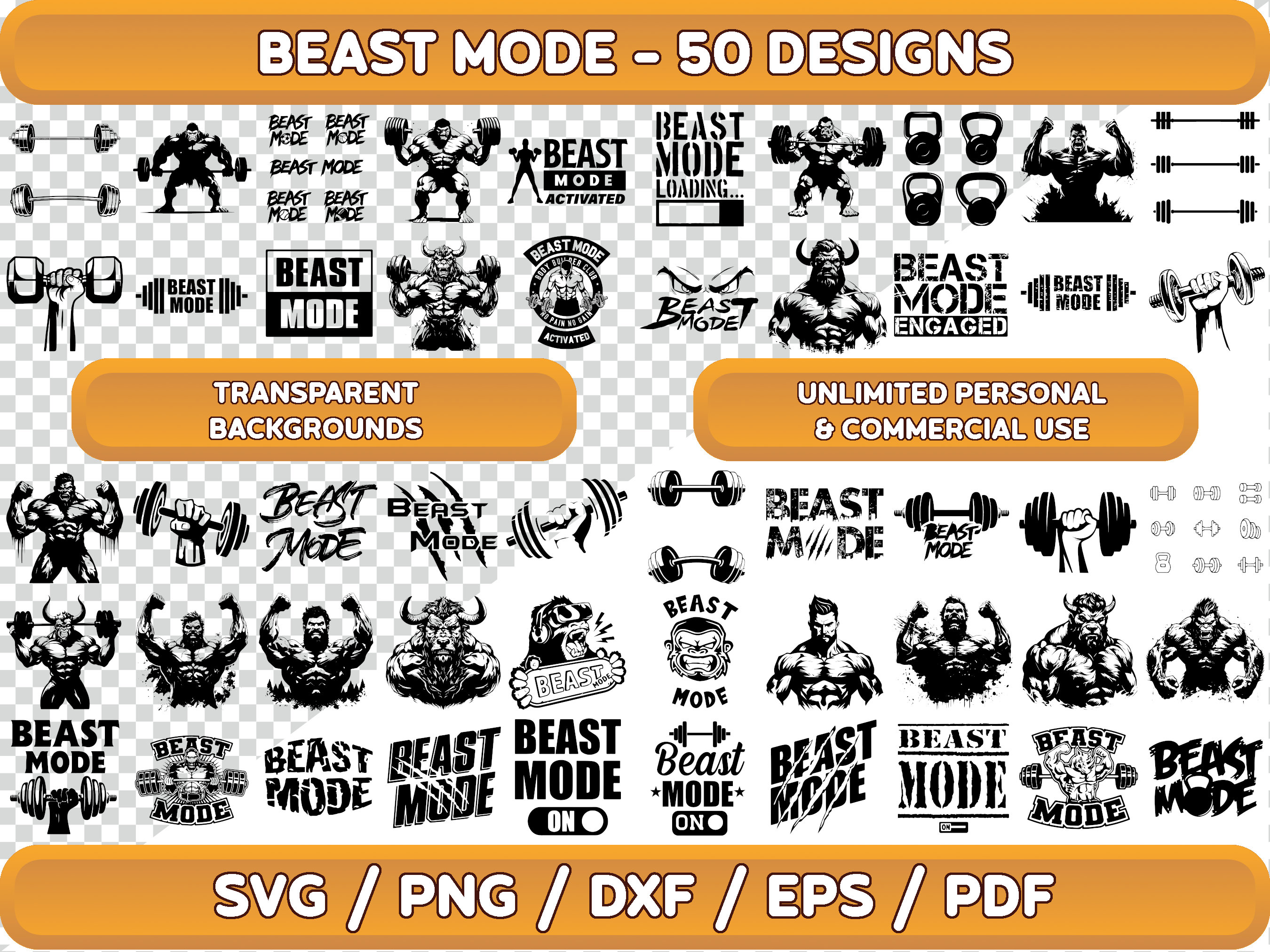 Beast Mode SVG Bundle, Keep Fit Svg, Fitness Svg, Work Out Svg ...