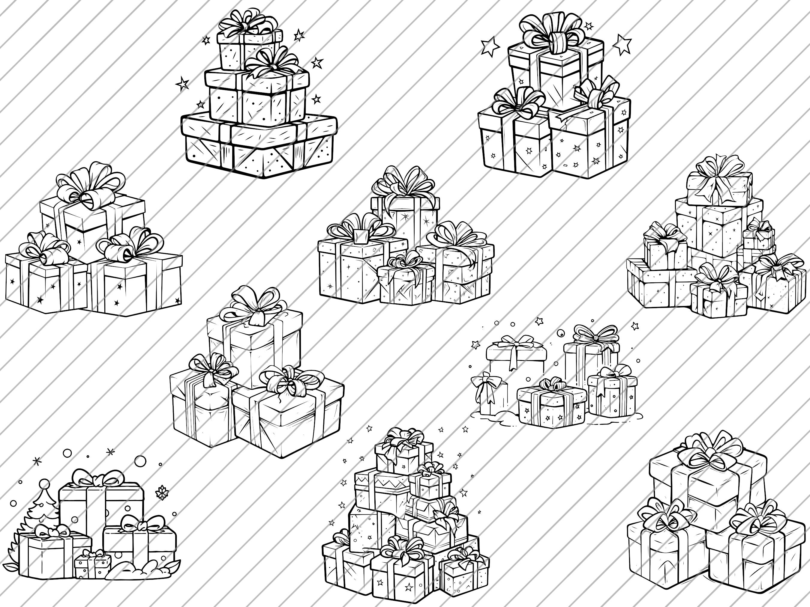 Presents SVG Bundle, Birthday Presents SVG, Christmas Presents SVG ...