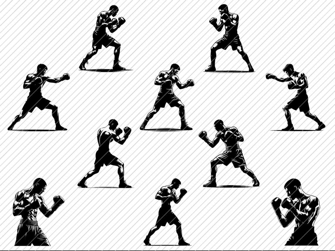 Boxing SVG Bundle, Boxing Png, Boxing Clip Art, Boxing Cut Files ...