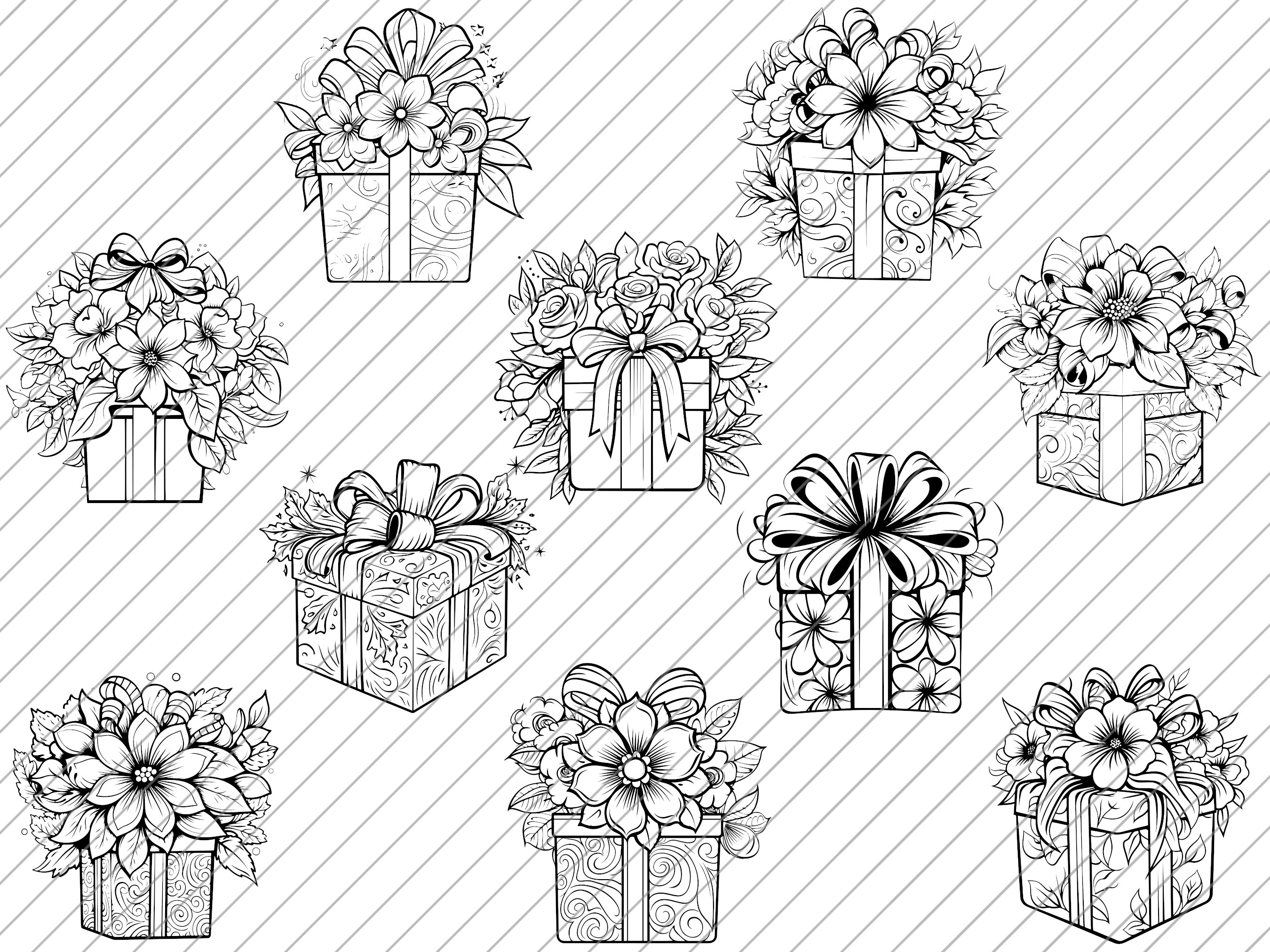 Presents SVG Bundle, Birthday Presents SVG, Christmas Presents SVG ...