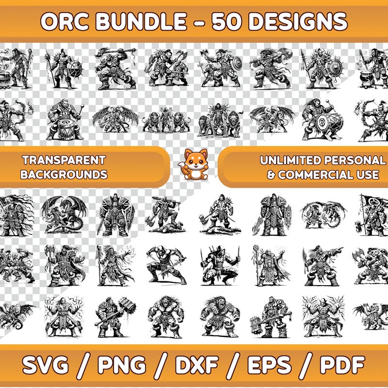 Orc Clipart - Etsy