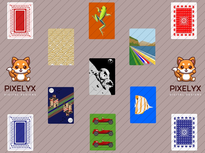 Playing Card SVG Bundle: Deck of Cards, Gaming (digital Download ...