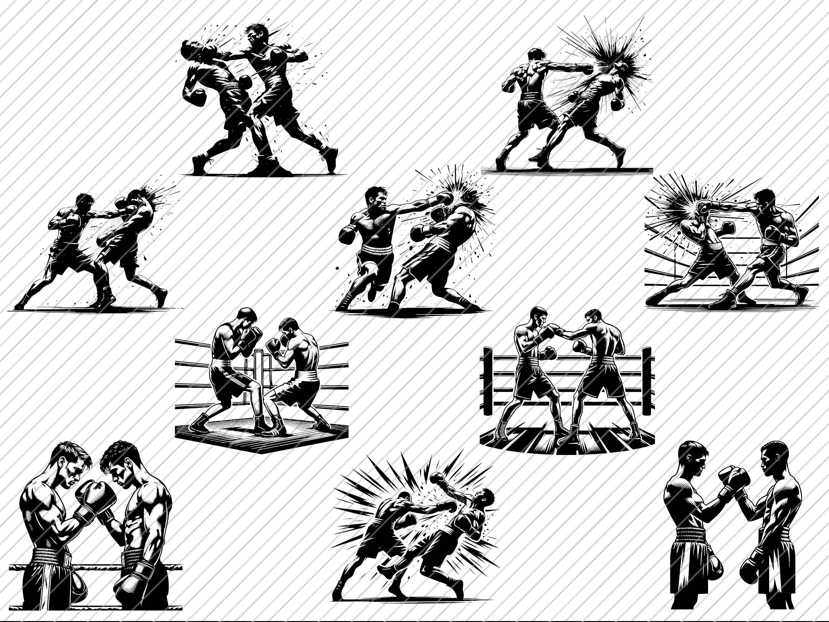 Boxing SVG Bundle, Boxing Png, Boxing Clip Art, Boxing Cut Files ...