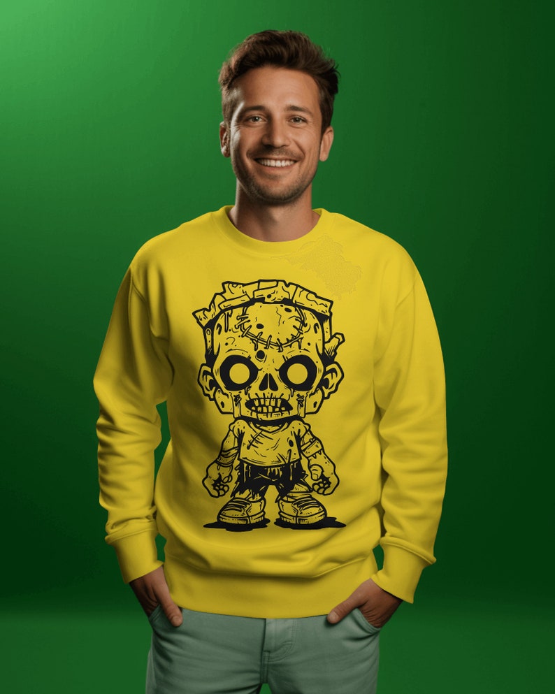 Zombie Svg Bundle, Cartoon Zombie, Zombie Bundle, Monster Svg, Kawaii ...