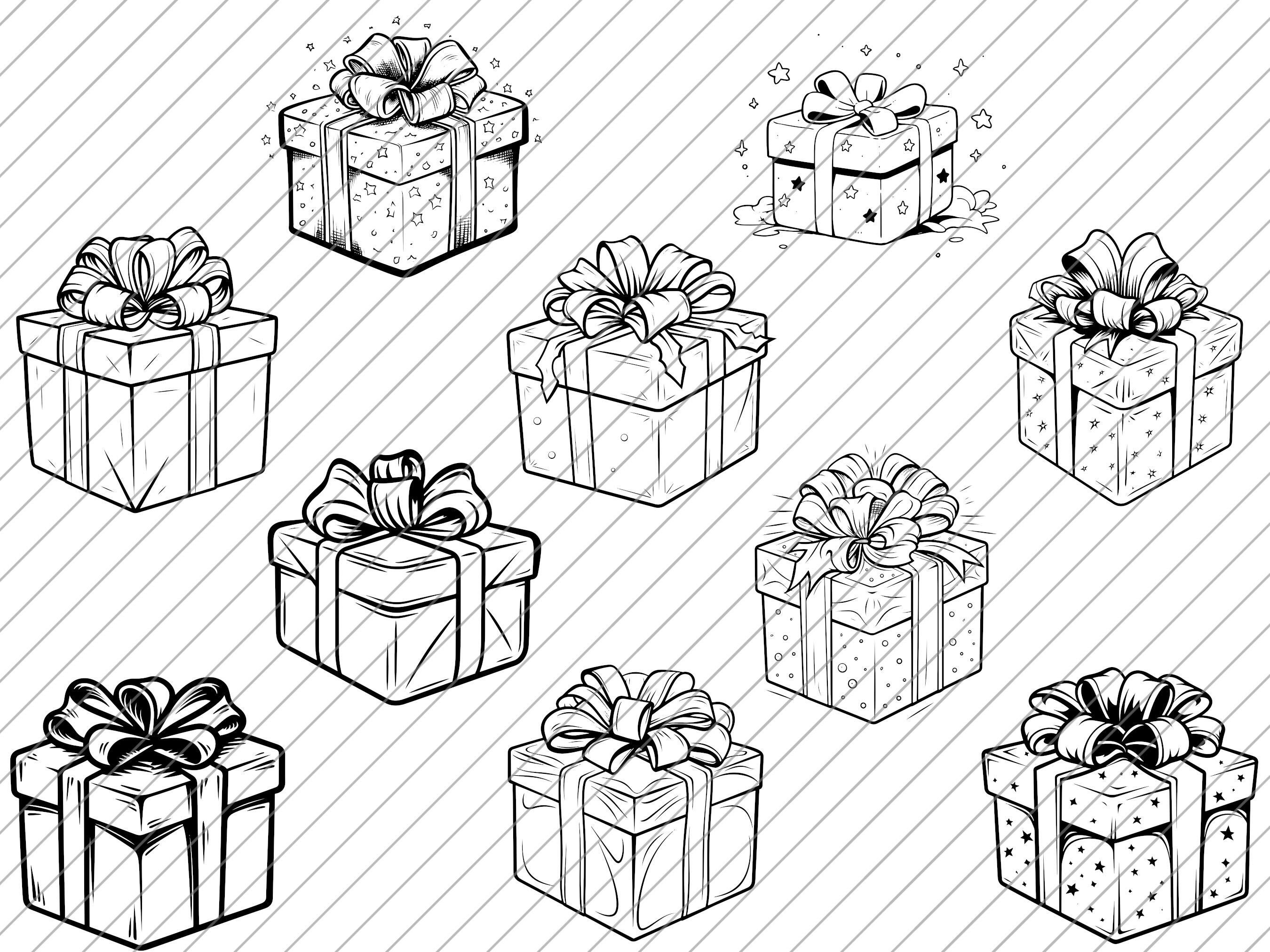 Presents SVG Bundle, Birthday Presents SVG, Christmas Presents SVG ...