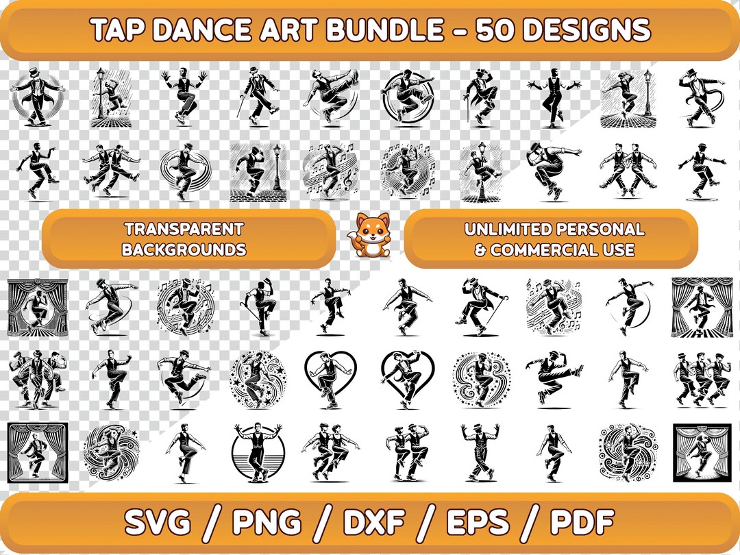 Tap Dance Bundle, Tap Dance Svg, Tap Dance Clipart, Tap Dance Png, Tap ...
