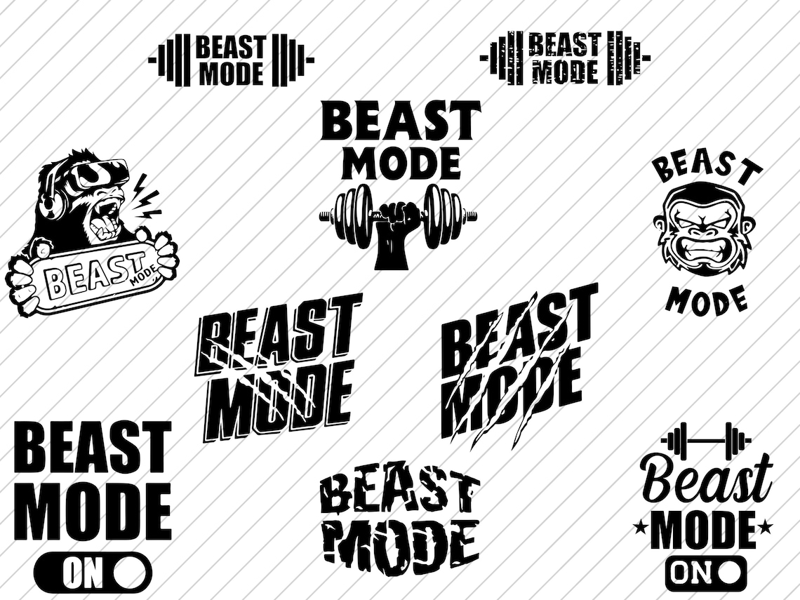 Beast Mode SVG Bundle, Keep Fit Svg, Fitness Svg, Work Out Svg ...