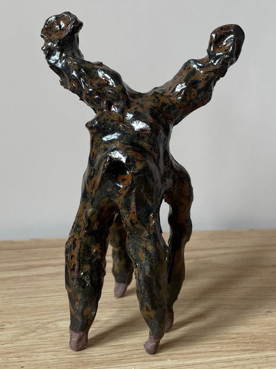 Abstract Human Ceramic Sculpture