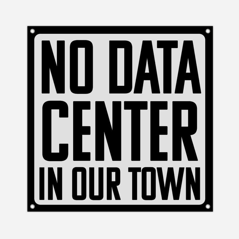 No Data Center Signs - Etsy