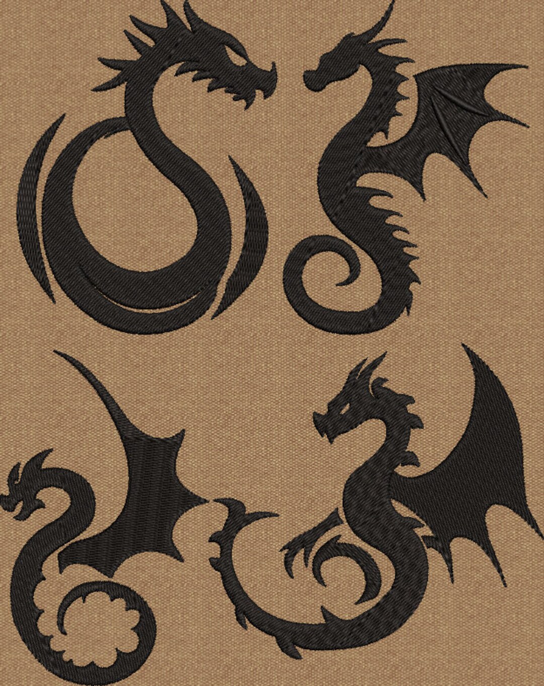 Dragon Emblems Collection! Machine Embroidery Designs - Etsy