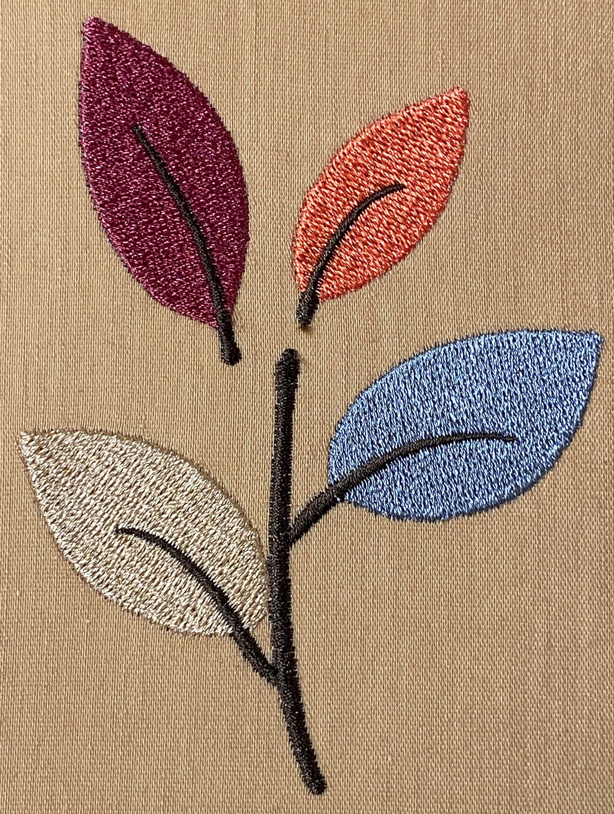 Simple Fall Leaves - Machine Embroidery Designs - 4 Full Designs With ...