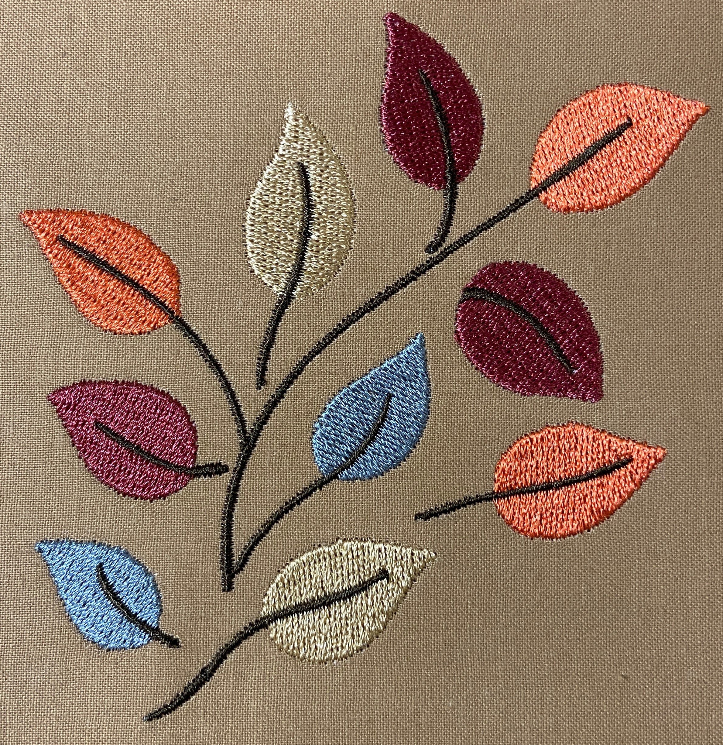 Simple Fall Leaves - Machine Embroidery Designs - 4 Full Designs With ...
