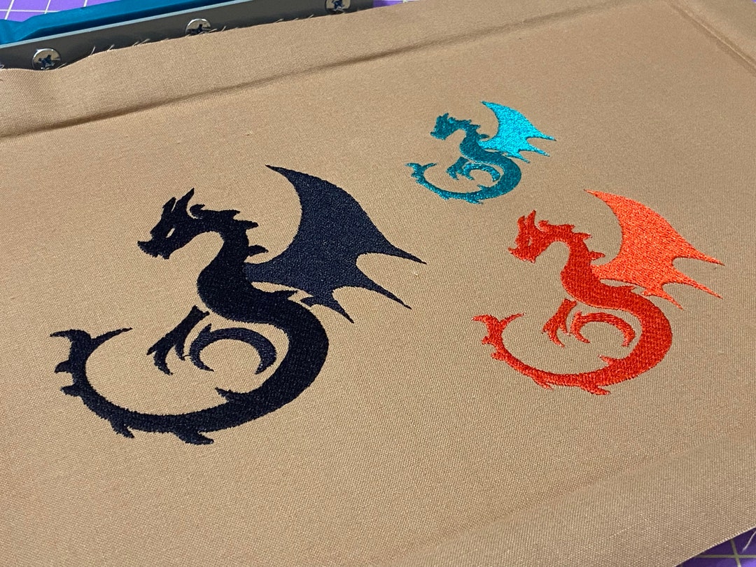 Dragon Emblems! - Design 4 of 4 - Machine Embroidery Designs - Etsy