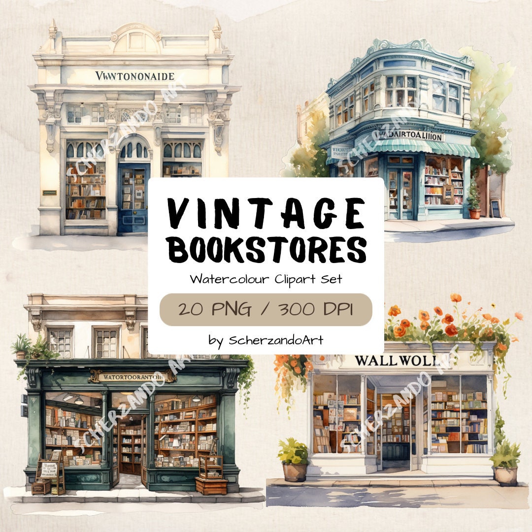 Bookstore Building Clipart