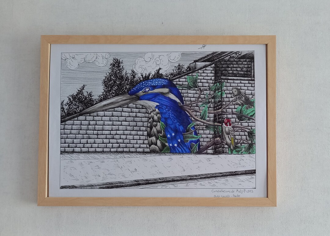 Architecture Drawing Metz Constellations of Metz - Etsy