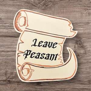 Medieval Welcome Sign With Magnetic Interchangeable Pieces, All Season ...