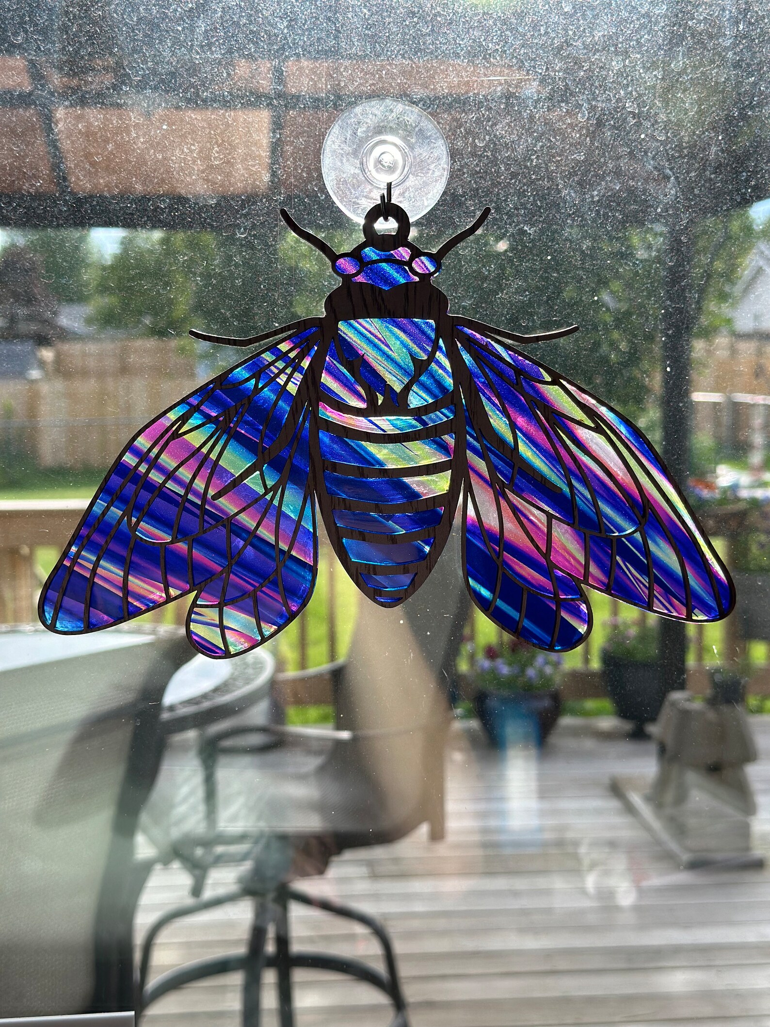 Cicada Sun Catcher, Insect Lover, Window Hanger, Cicada Design With ...