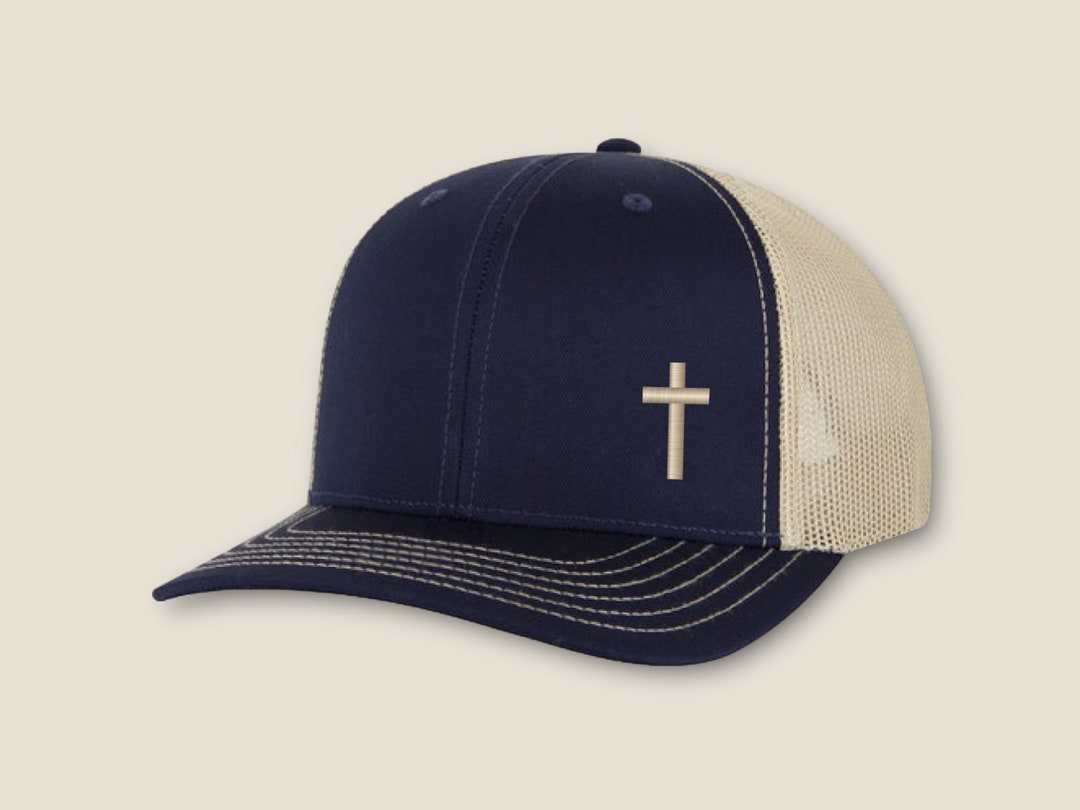 Personalized Cross on the Hat • Custom Embroidered Hat • Christian Hat ...