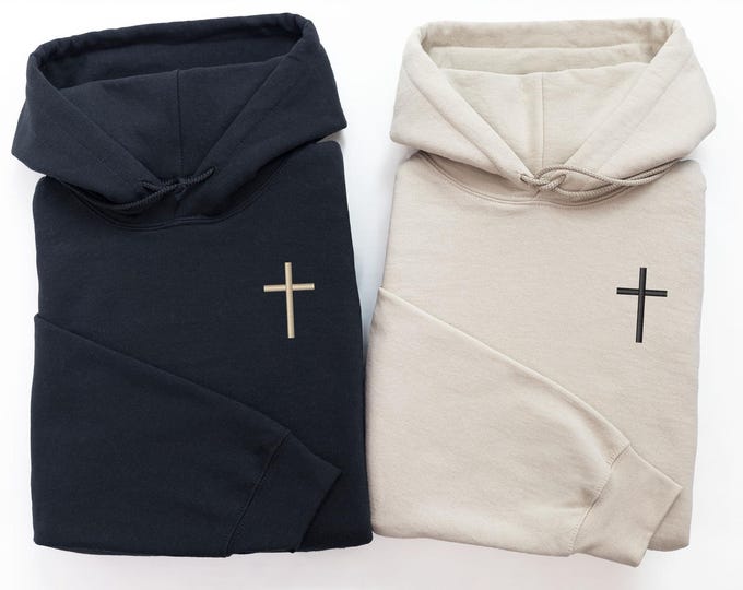 Cross Patchwork Hoodie - Etsy