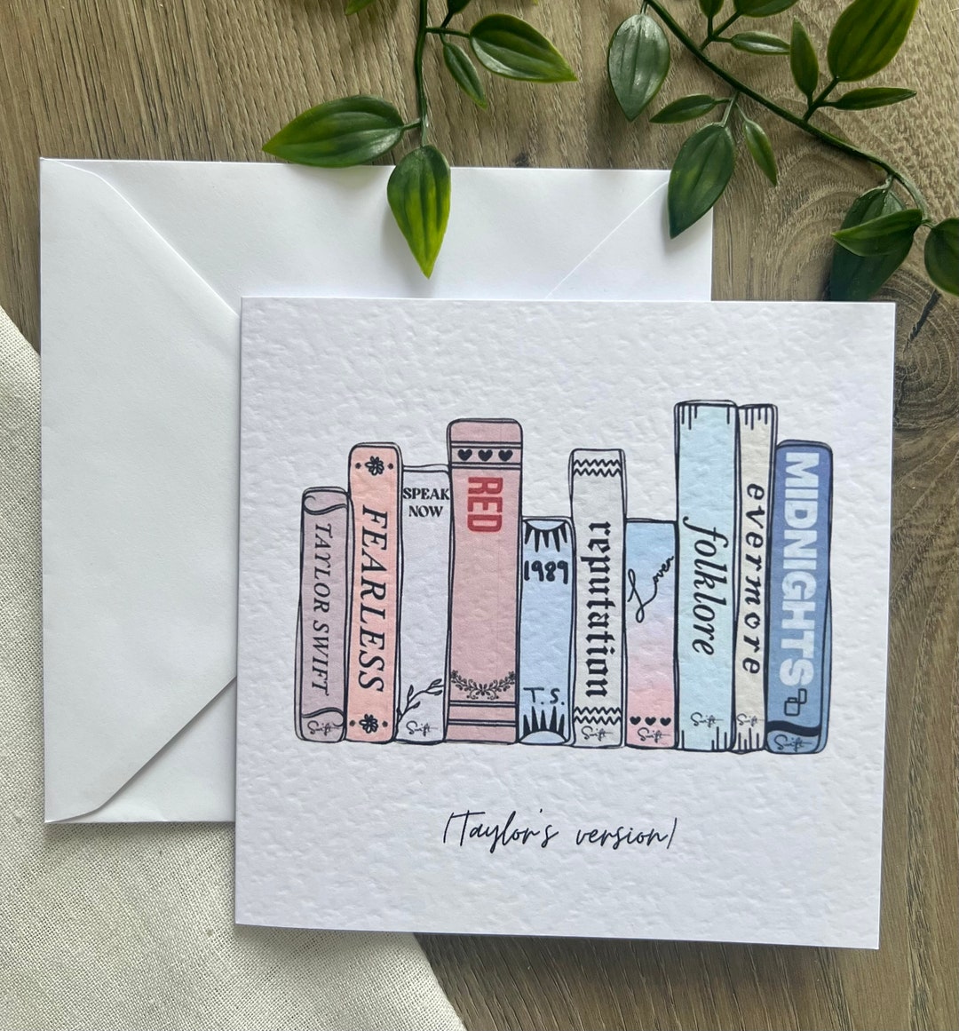 Taylor Swift Card, Taylor Swift Birthday Card, Taylor Swift Wall Art ...