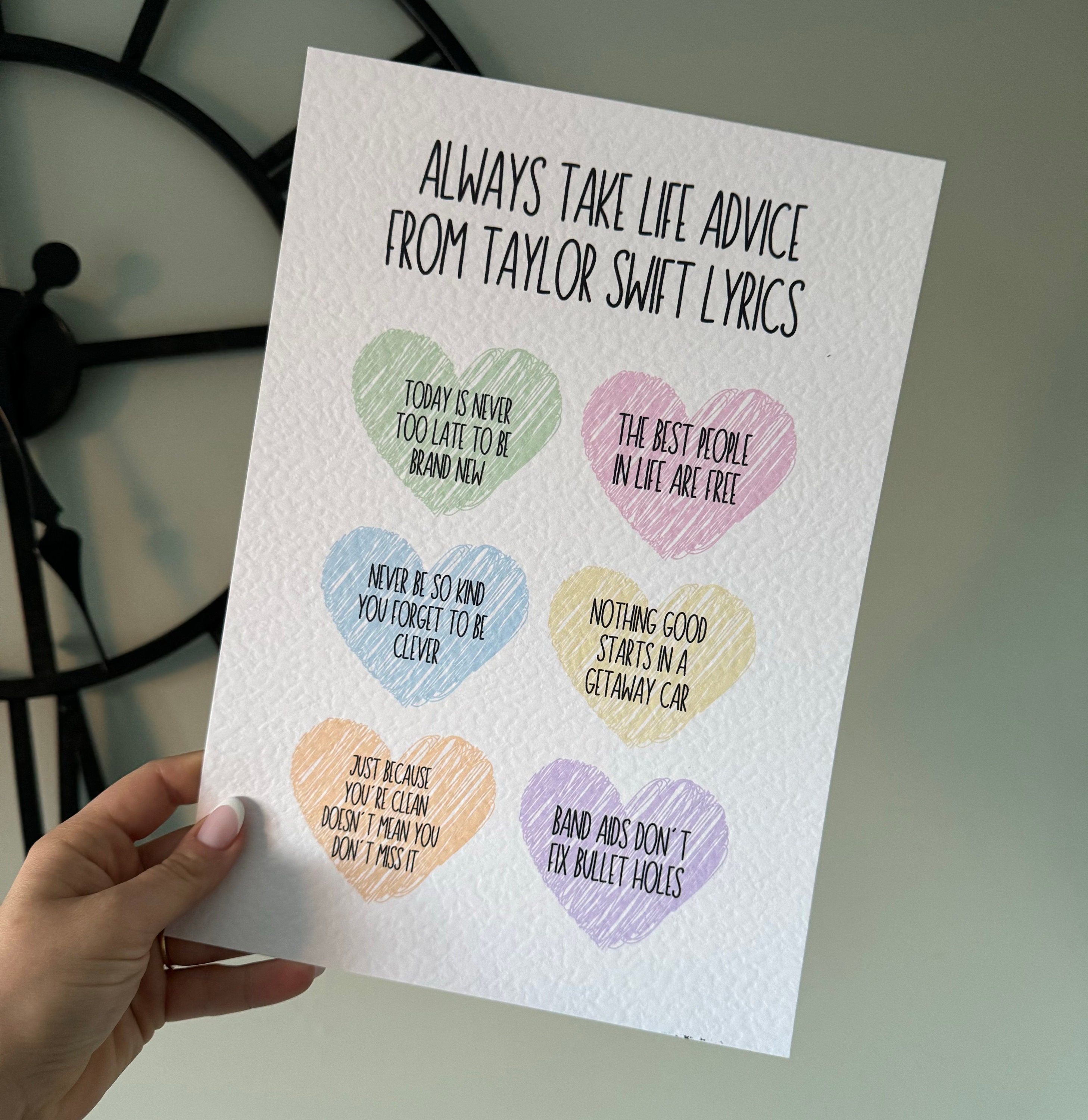 Taylor Swift A4 Print, Taylor Swift Print, Taylor Swift Wall Art ...