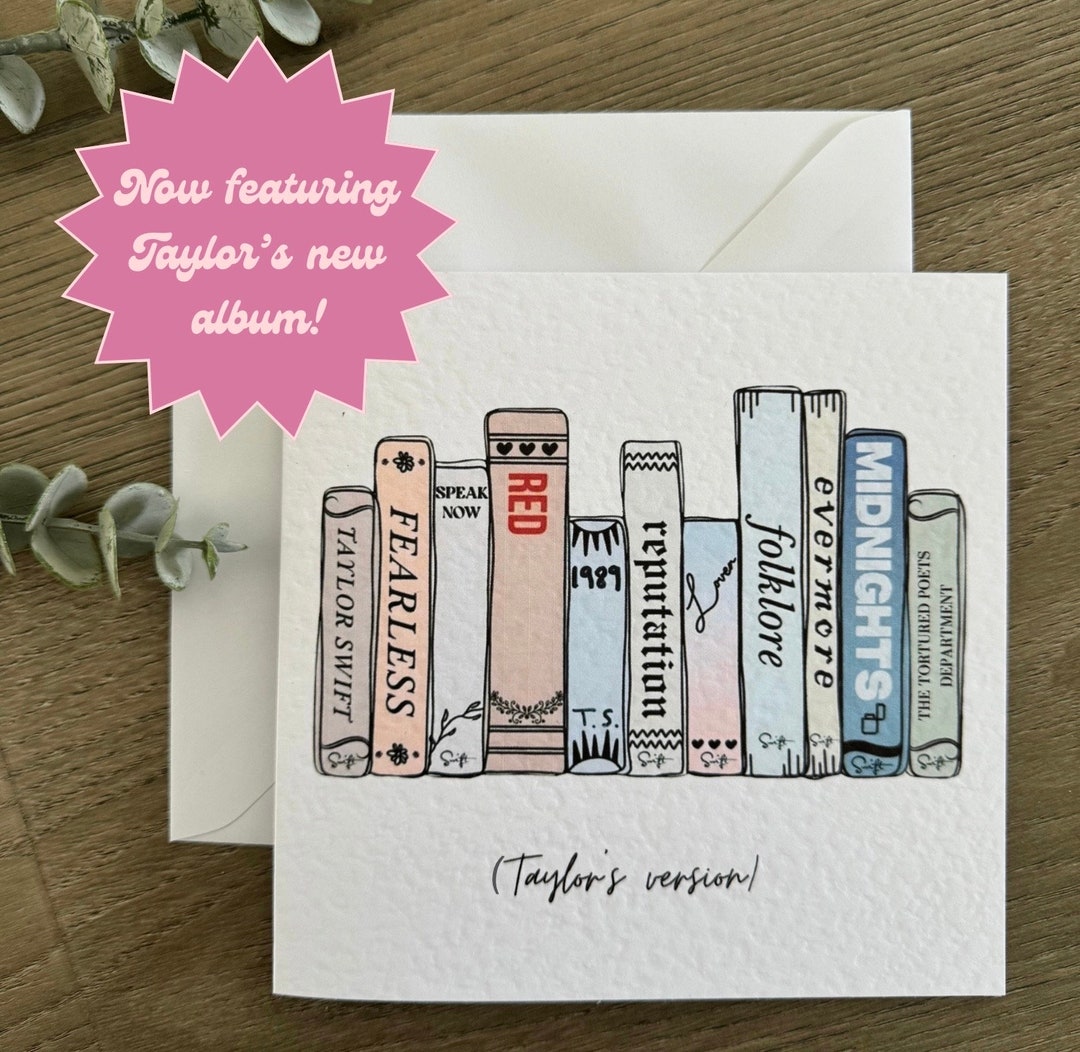 Taylor Swift Card, Taylor Swift Birthday Card, Taylor Swift Wall Art ...