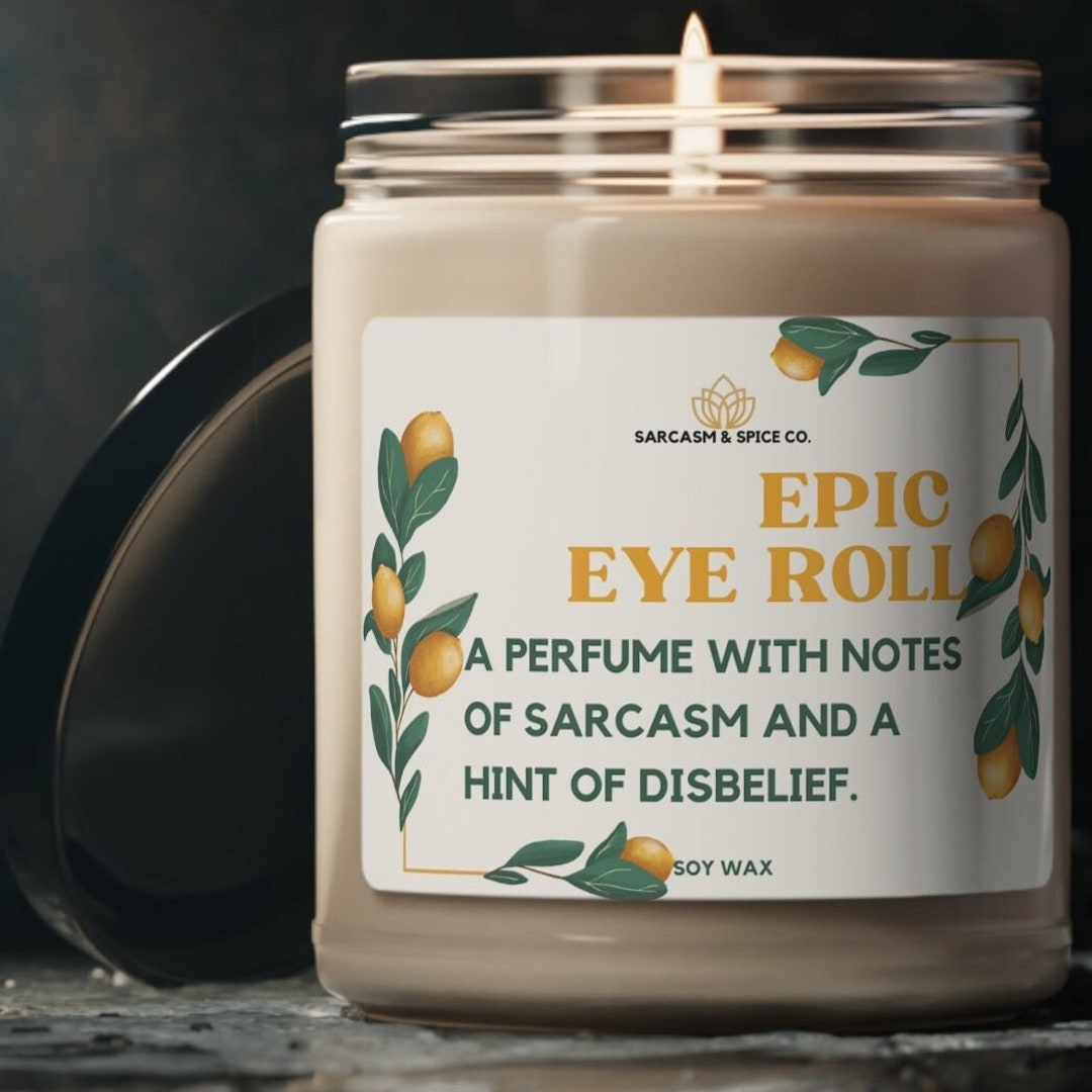 Epic Eye Roll Funny Candle Exes Candle Ex-wife Christmas - Etsy