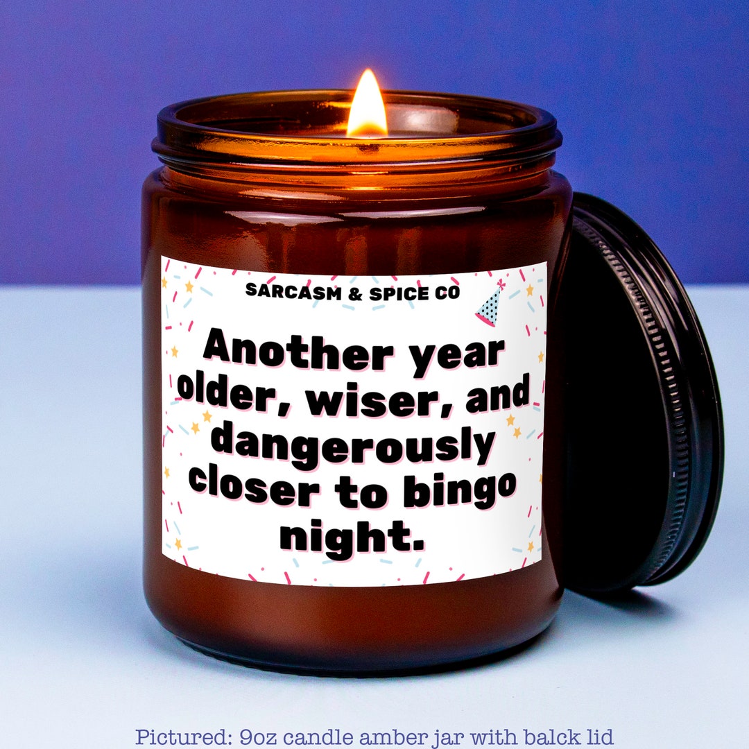 Funny Happy Birthday Gift for Her Him Gift Candle Hilarious Witty ...