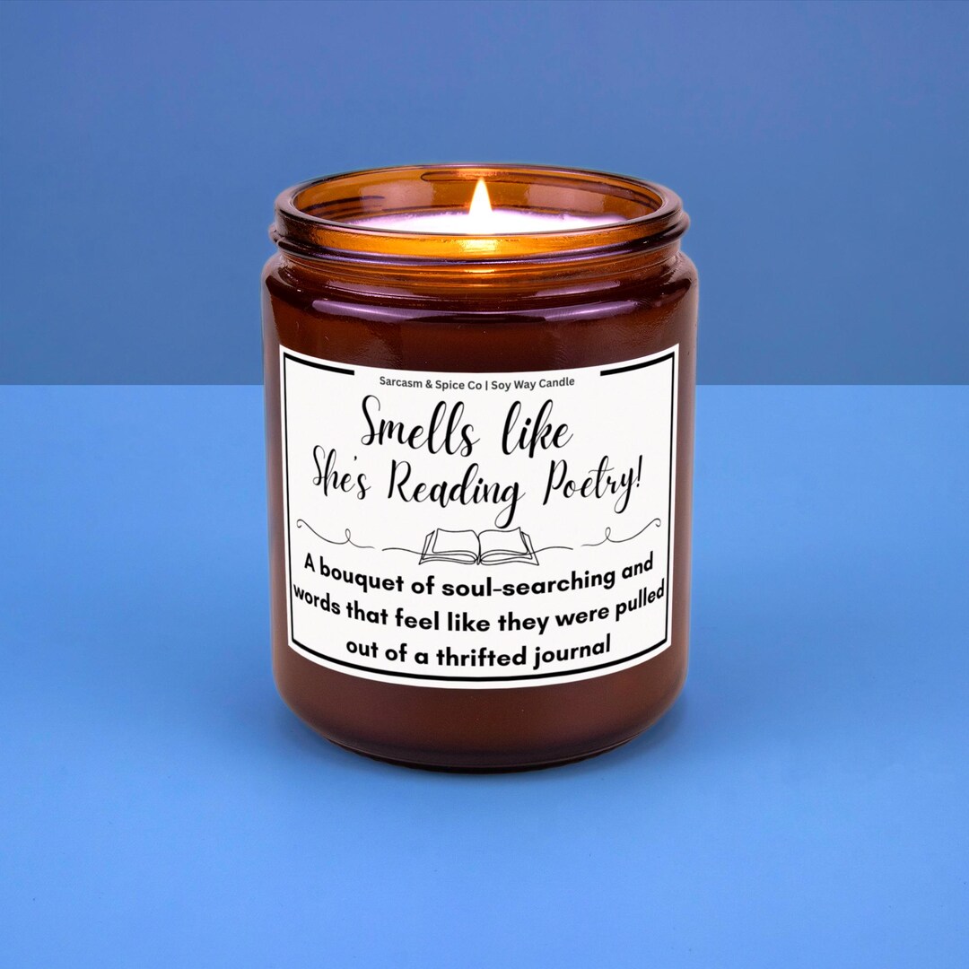 Poetry Book Lover Gift for Bookworms Literature Fans Relaxing Literary ...