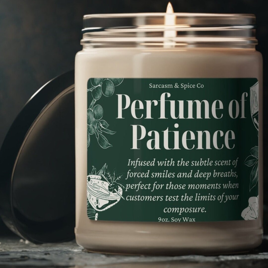 Perfume of Patience Waitress Funny Candle Server Candle - Etsy
